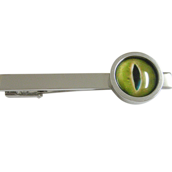 Kiola Designs | Accessories | Bordered Green Reptile Eye Design Square ...